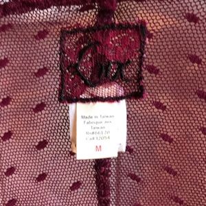 Dresses | Maroon Lace Dress Medium | Poshmark